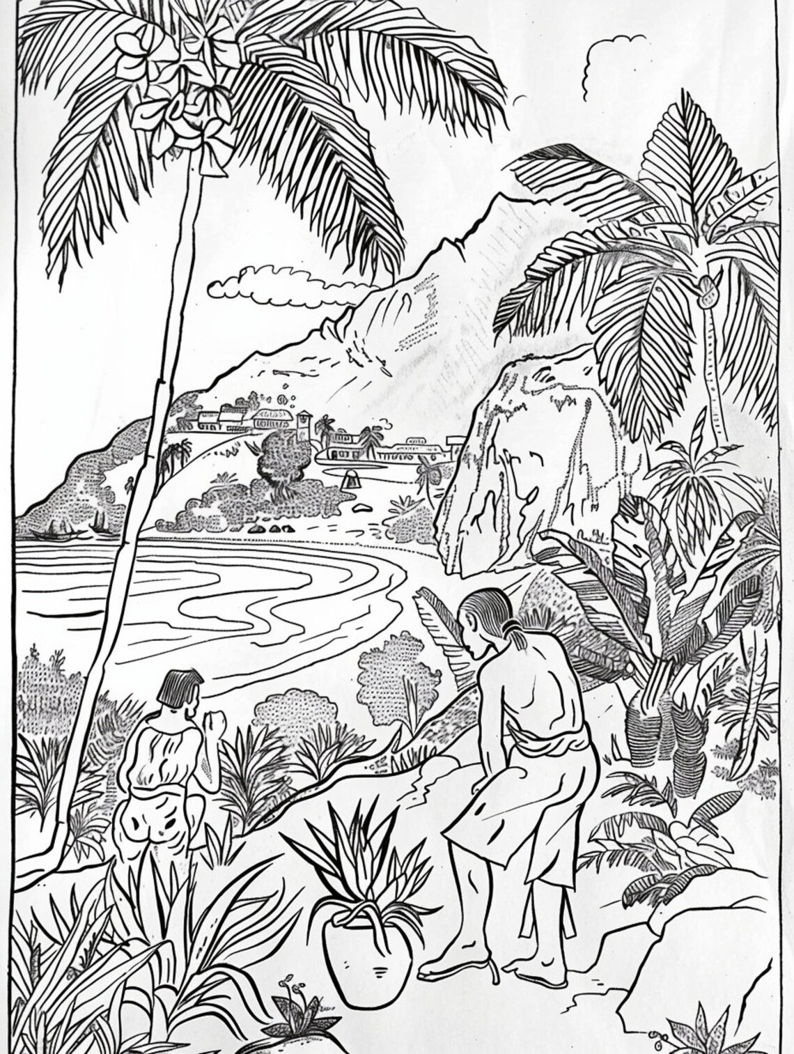 150 Vibrant South Pacific Coloring Pages: Printable & Digital Downloads ...