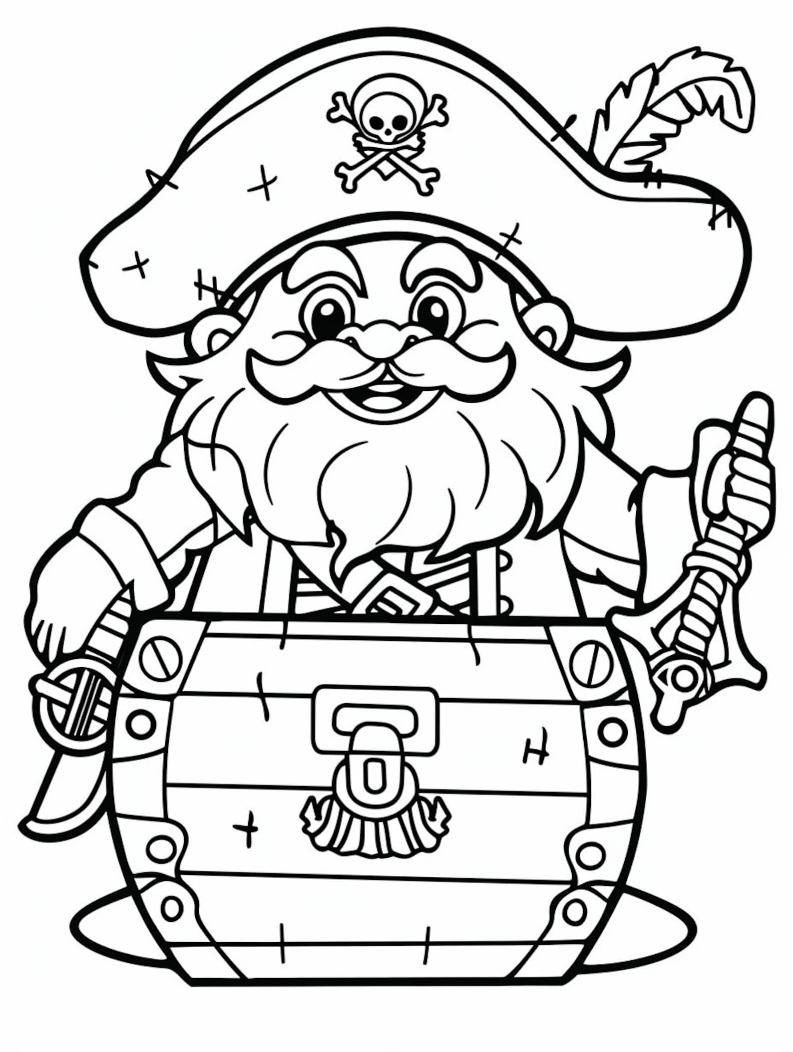 Ahoy, Mateys! Over 200 Printable Pirate Coloring Pages for ...