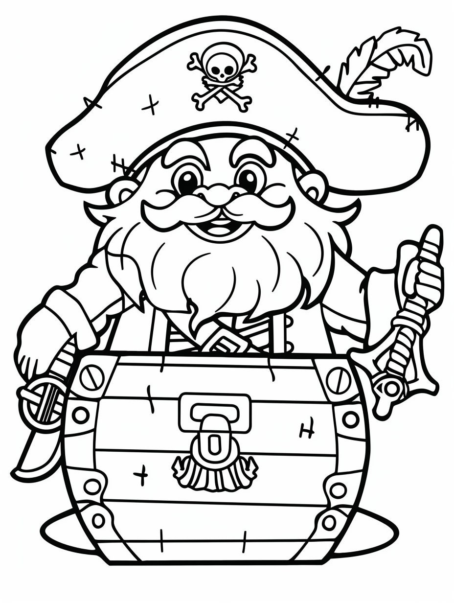 Ahoy, Mateys! Over 200 Printable Pirate Coloring Pages for ...