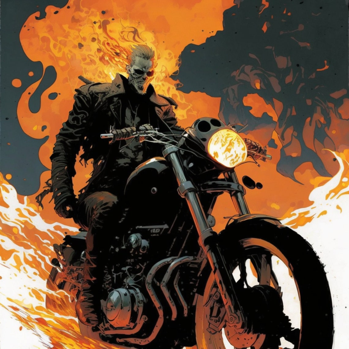 17 Unique Ghost Rider JPG for Digital Download , Marvel , Original Art ...