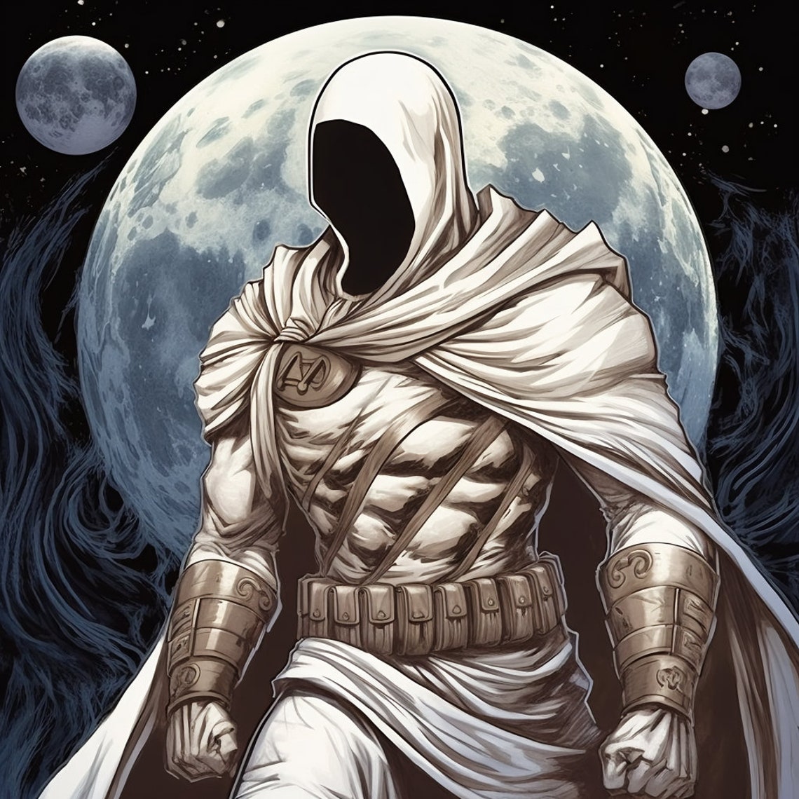 Printable Marvels: Moon Knight Artworks 40 Digital Downloads - Etsy