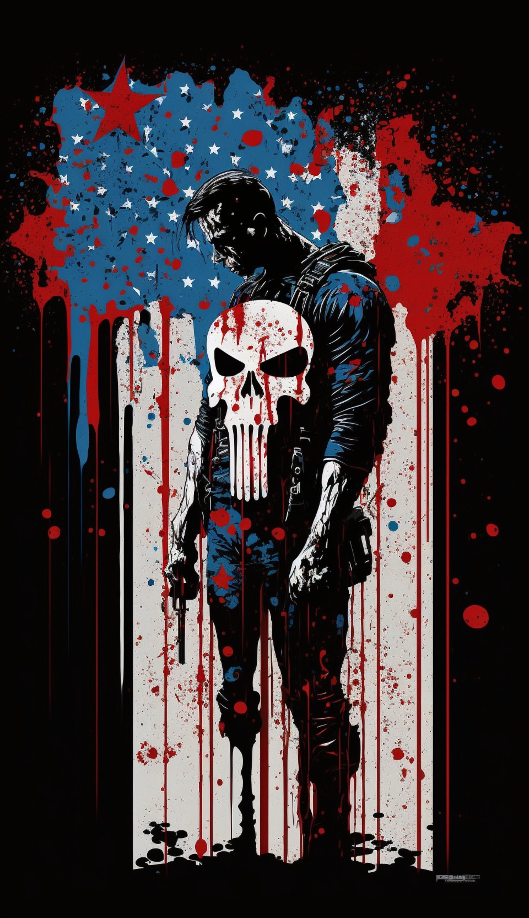 21 Original Punisher Art Pieces for Digital Download, Digital Prints - Etsy