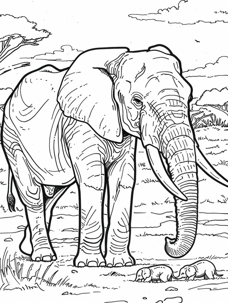 Take a Coloring Safari! Nearly 300 Printable Zoo Animal Coloring Pages ...