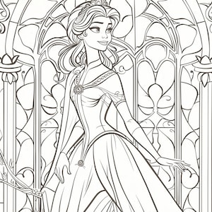 Enchantment Awaits! Over 200 Printable Princess Coloring Pages ...