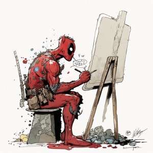 Deadpool Printable Art Digital Download 21 Unique Pieces - Etsy