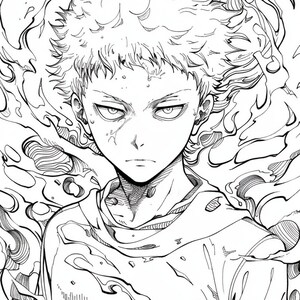 150+ Printable JUJUTSU KAISEN Coloring Pages - Digital Download - Etsy