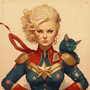 26 Captain Marvel Original Digital Artworks Available for Download PNG ...