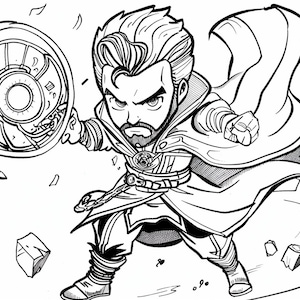 Nearly 300 Printable Marvel Chibi Coloring Pages - Digital Download - Etsy