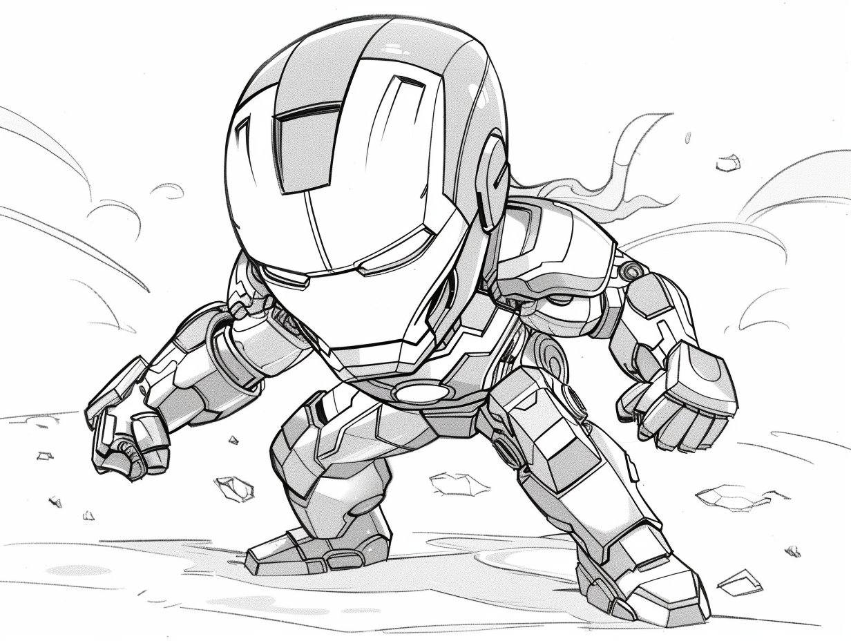 Nearly 300 Printable Marvel Chibi Coloring Pages - Digital Download - Etsy