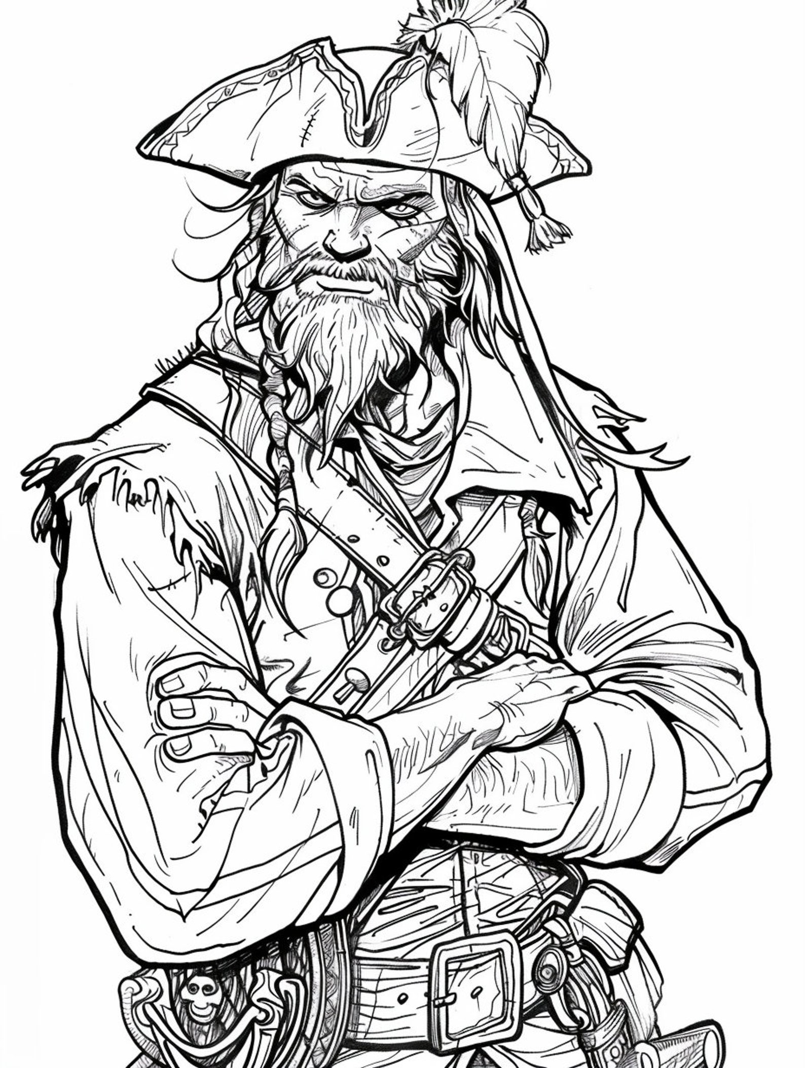 Ahoy, Mateys! Over 200 Printable Pirate Coloring Pages for ...