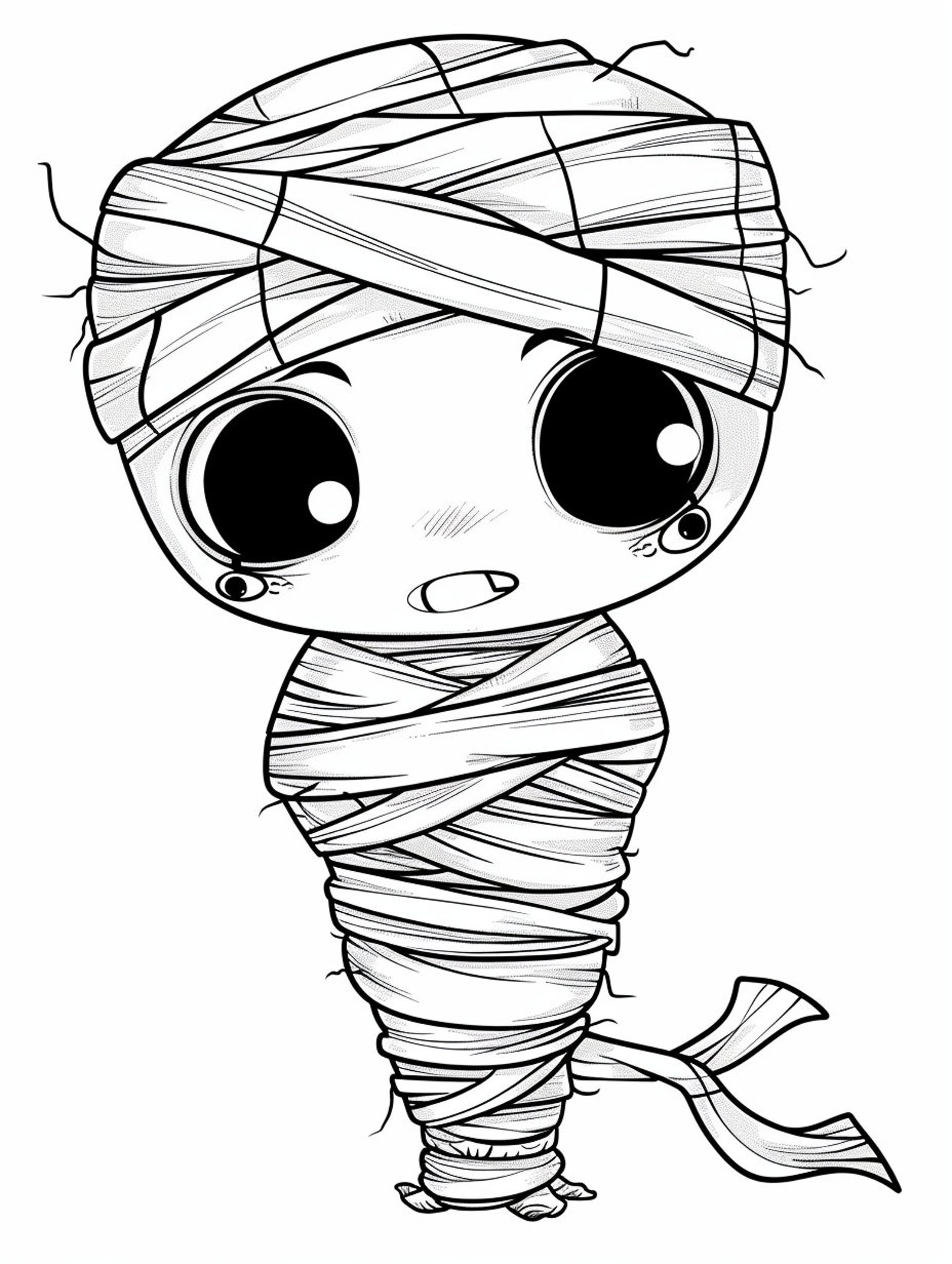 Embrace the Spooky and Cute! Over 200 Chibi Halloween Coloring Pages ...