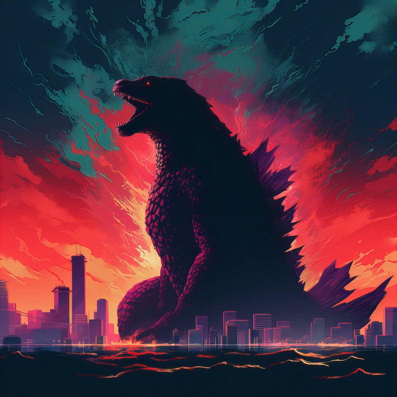 Explore the Mighty World of Godzilla: 290 Unique and Original Digital ...
