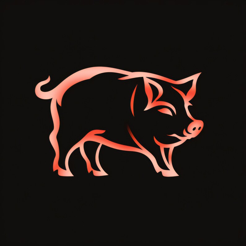 Ultimate Pig Logos and Designs Collection: Nearly 1000 Piggy Treasures ...
