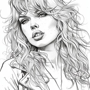 Over 100 Printable Popstar Coloring Pages - Digital Download - Etsy