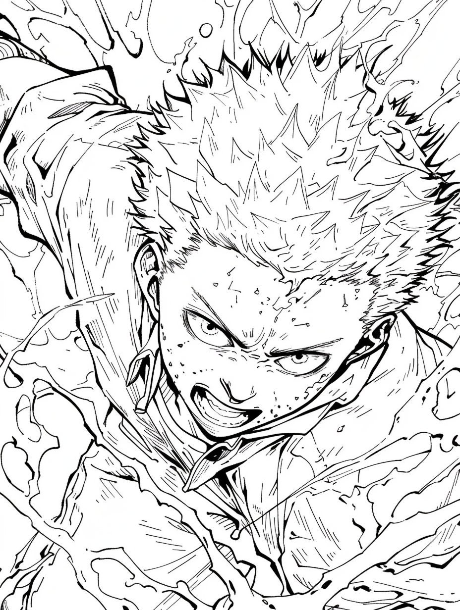150+ Printable JUJUTSU KAISEN Coloring Pages - Digital Download - Etsy UK