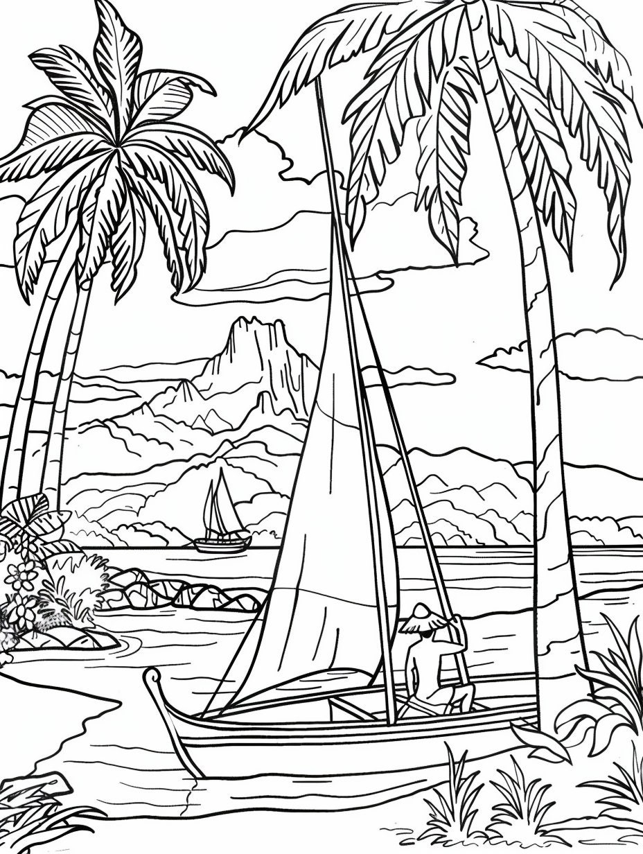 150 Vibrant South Pacific Coloring Pages: Printable & Digital Downloads ...
