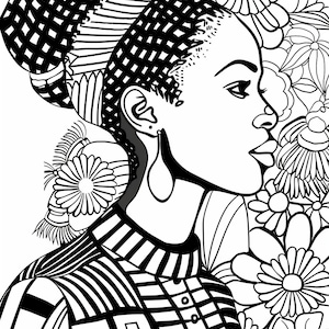 100 Empowering Coloring Pages: Printable, Digital Downloads of Bold ...