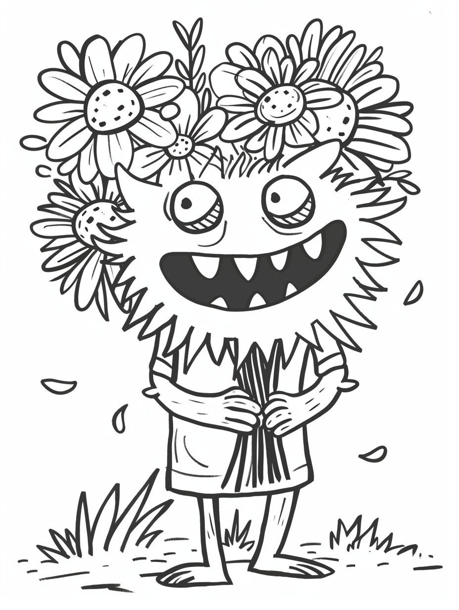 Get Creative With 200 Printable Monster Coloring Pages Digital Download ...