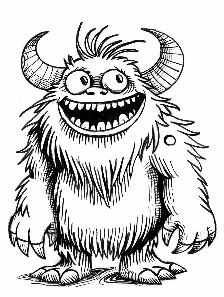 Get Creative With 200+ Printable Monster Coloring Pages - Digital ...