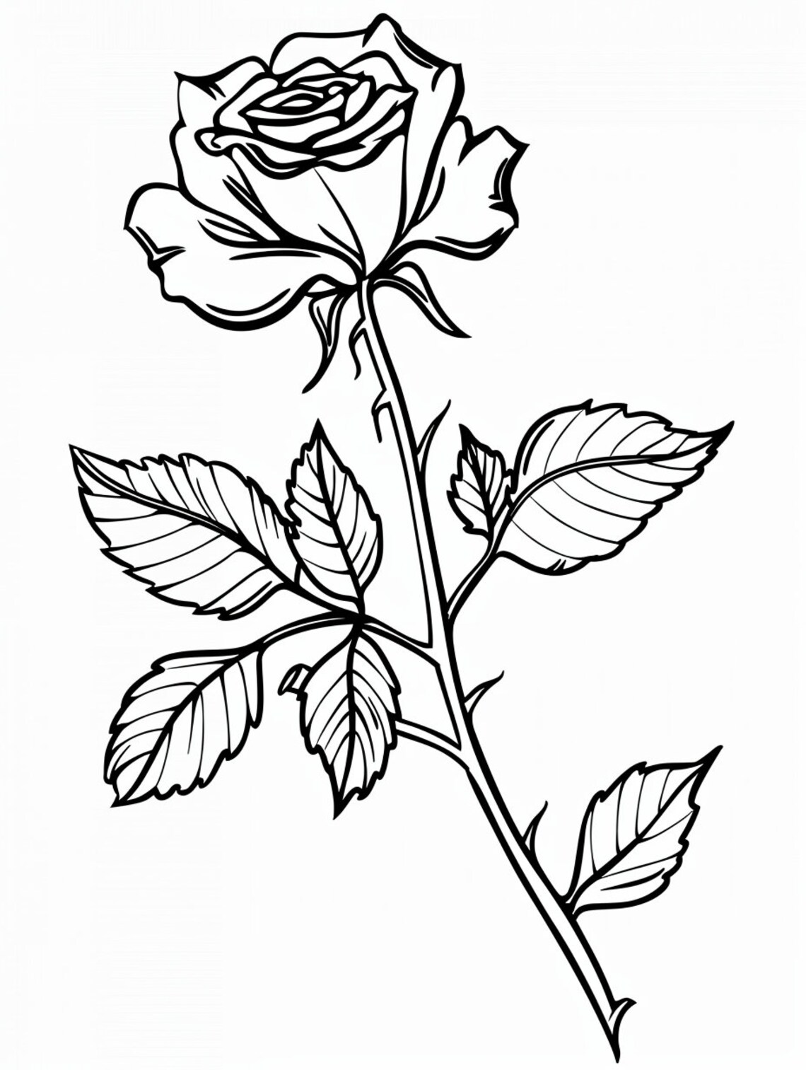 Embrace the Beauty of Roses! Over 250 Rose Coloring Pages - Printable ...
