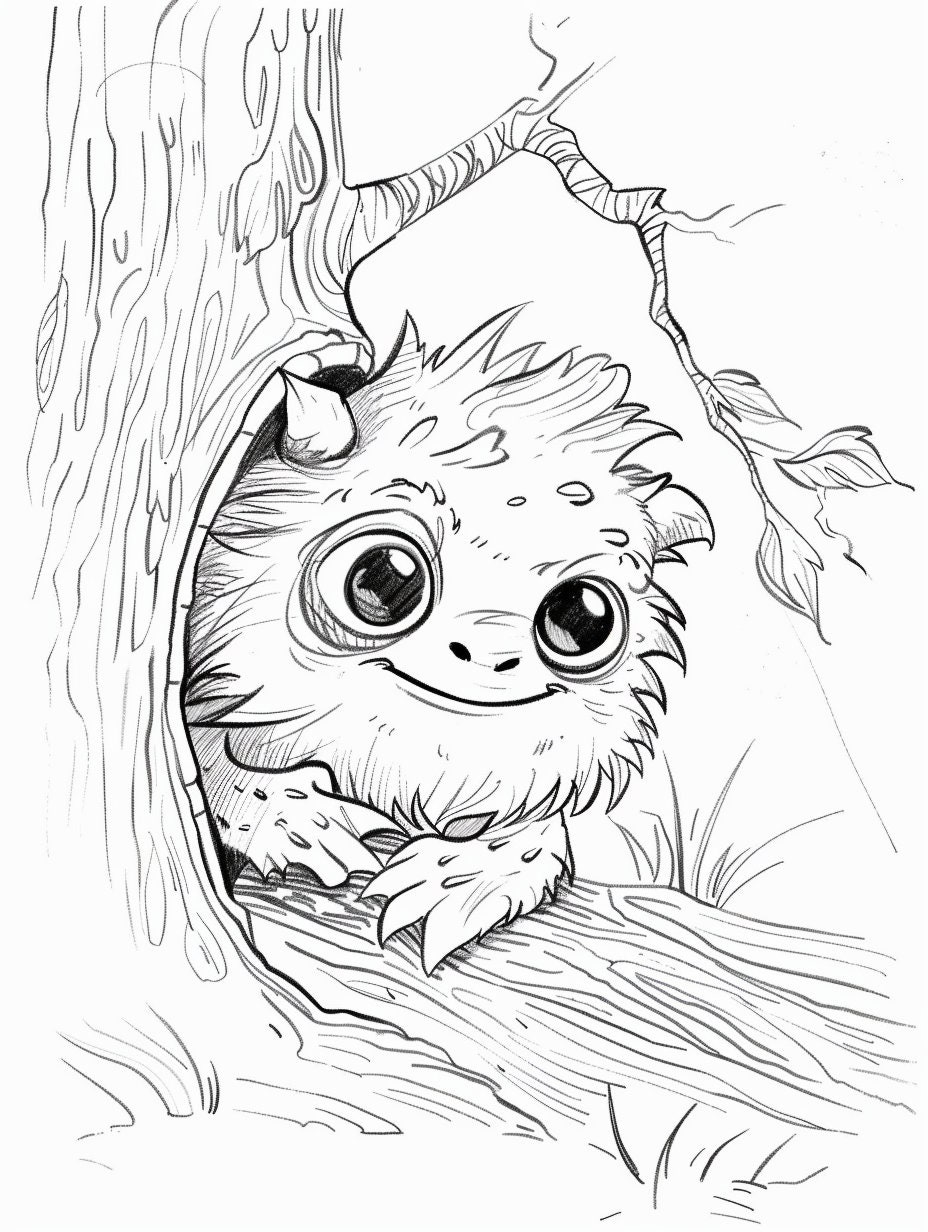 Get Creative With 200 Printable Monster Coloring Pages Digital Download ...