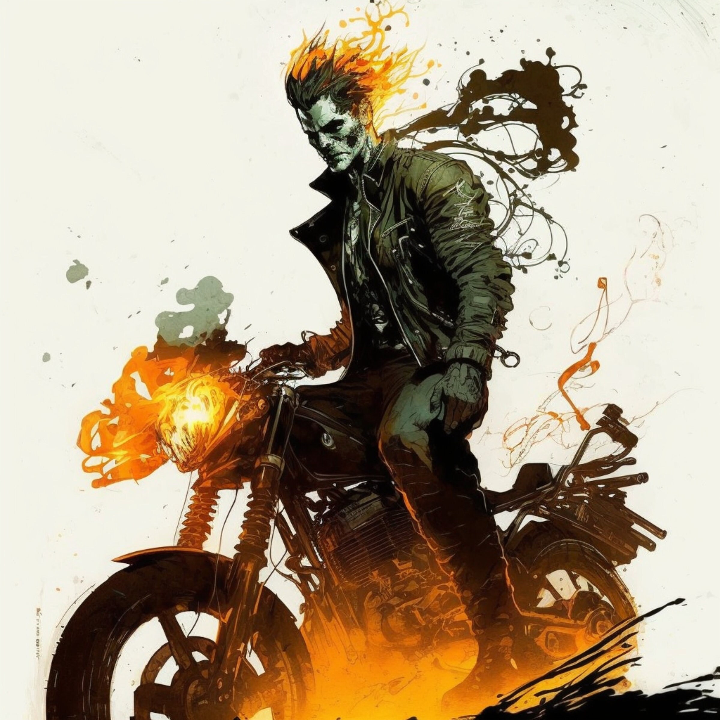 17 Unique Ghost Rider JPG for Digital Download , Marvel , Original Art ...