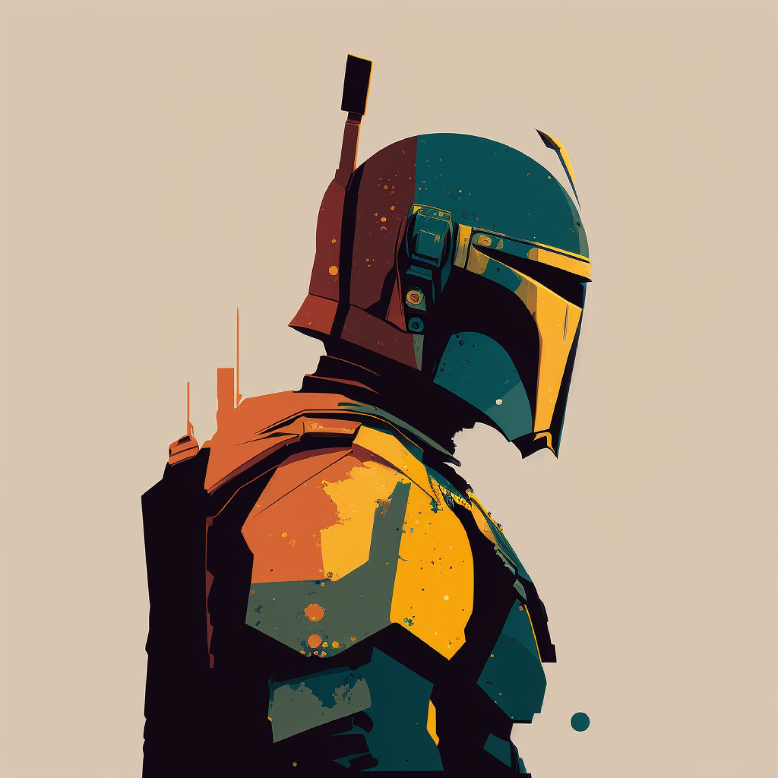18 Custom Made Mandalorian Digital Art Portraits Inspired by the ...