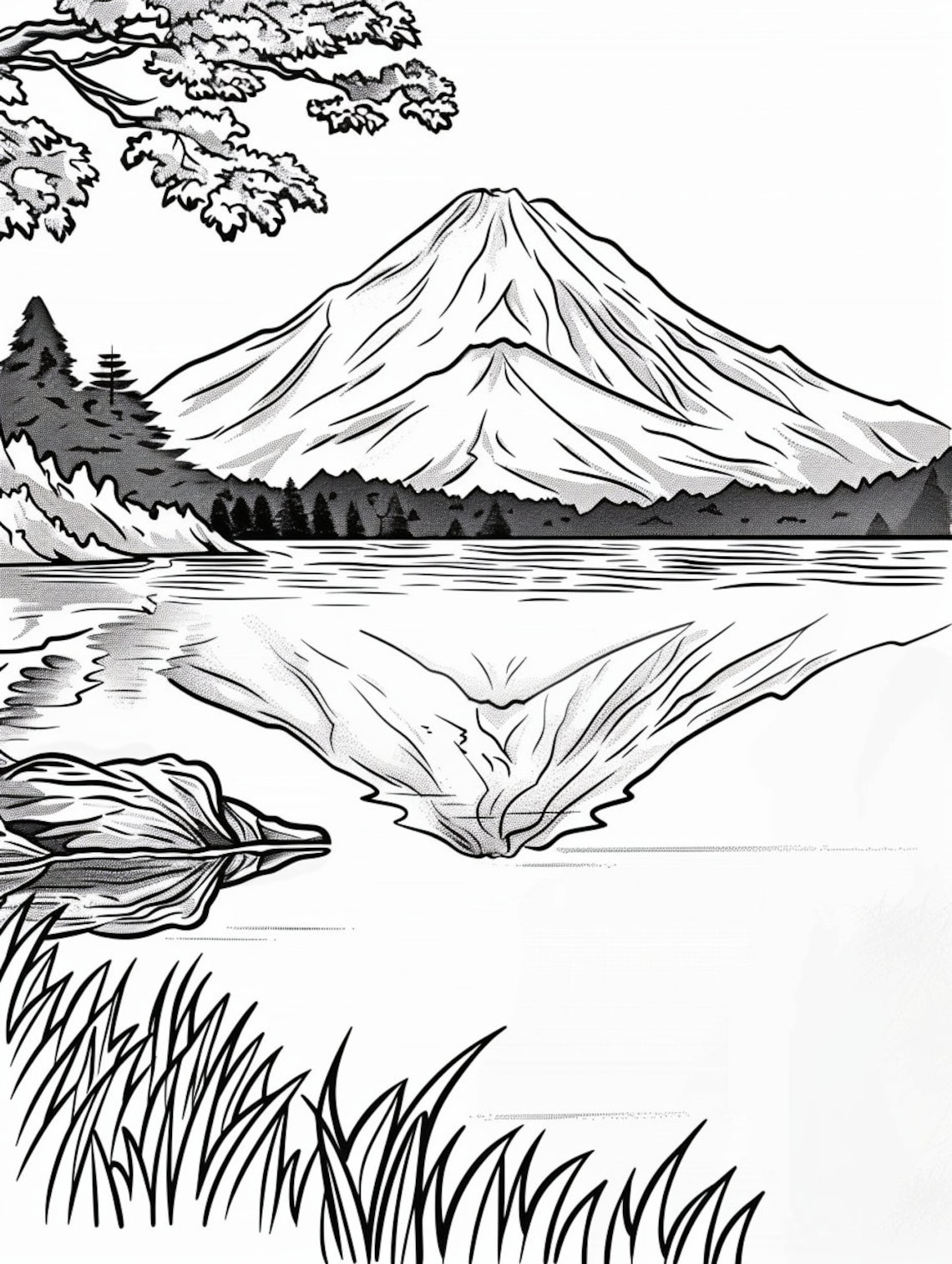 Embrace the Majesty of Mt. Fuji! Over 200 Mt. Fuji Coloring Pages ...