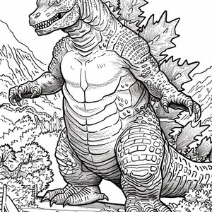 Color the Legendary Kaiju! Over 200 Godzilla Coloring Pages - Printable ...