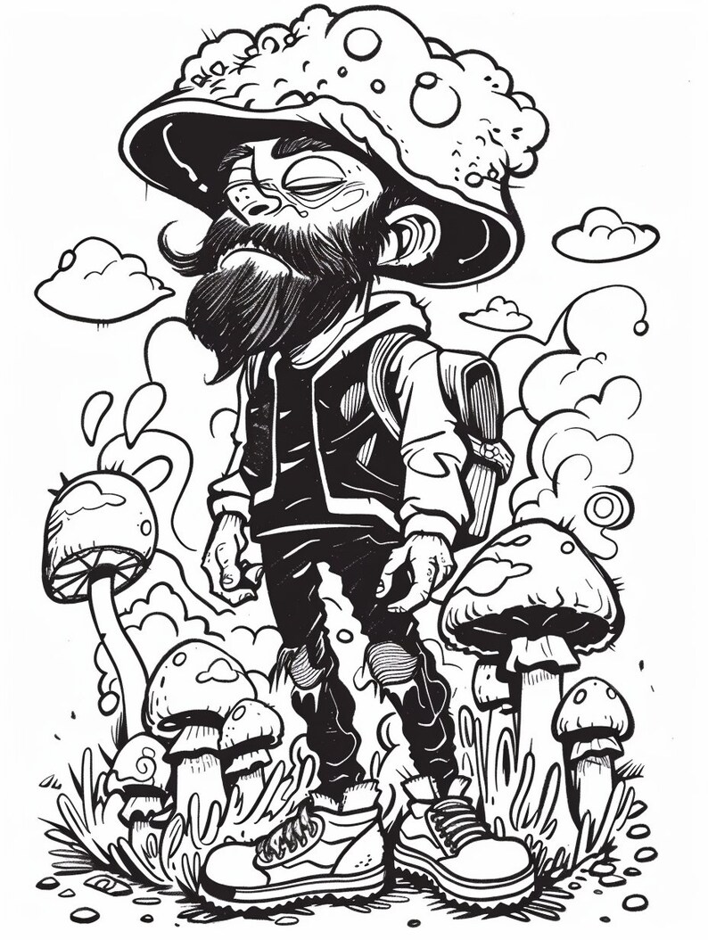 Embrace the Weird & Wonderful! Over 100 Random, Strange Coloring Pages ...