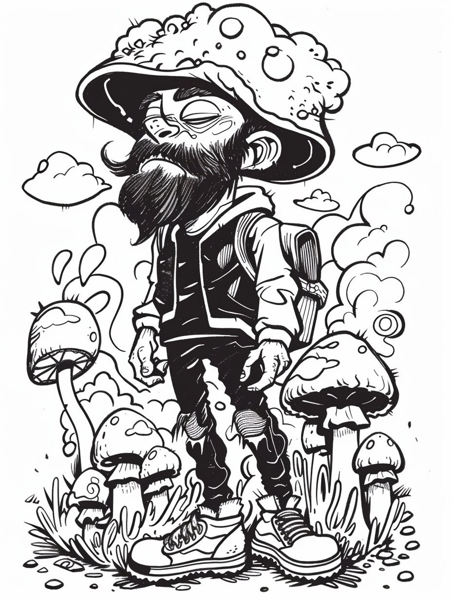 Embrace the Weird & Wonderful! Over 100 Random, Strange Coloring Pages ...