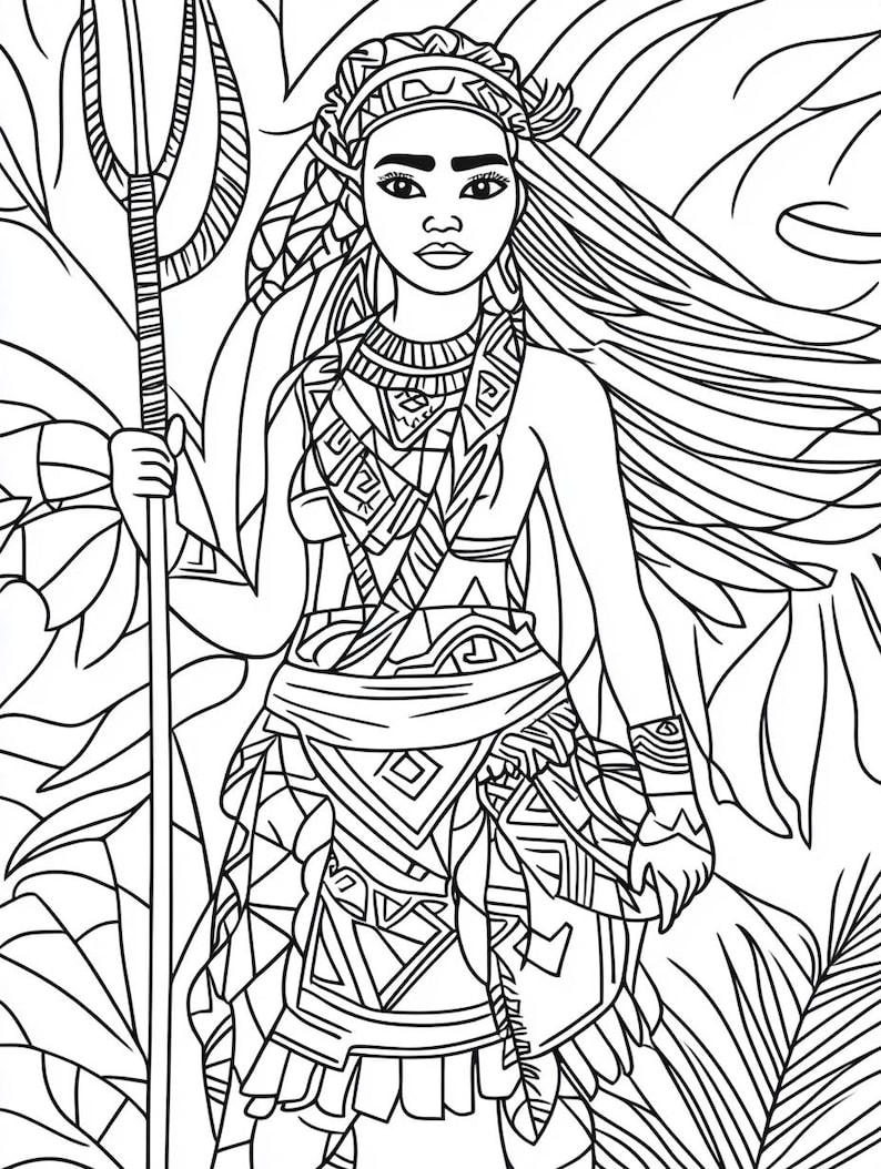 Samoan Art Coloring Pages for Kids - Over 100 Unique Pages of ...
