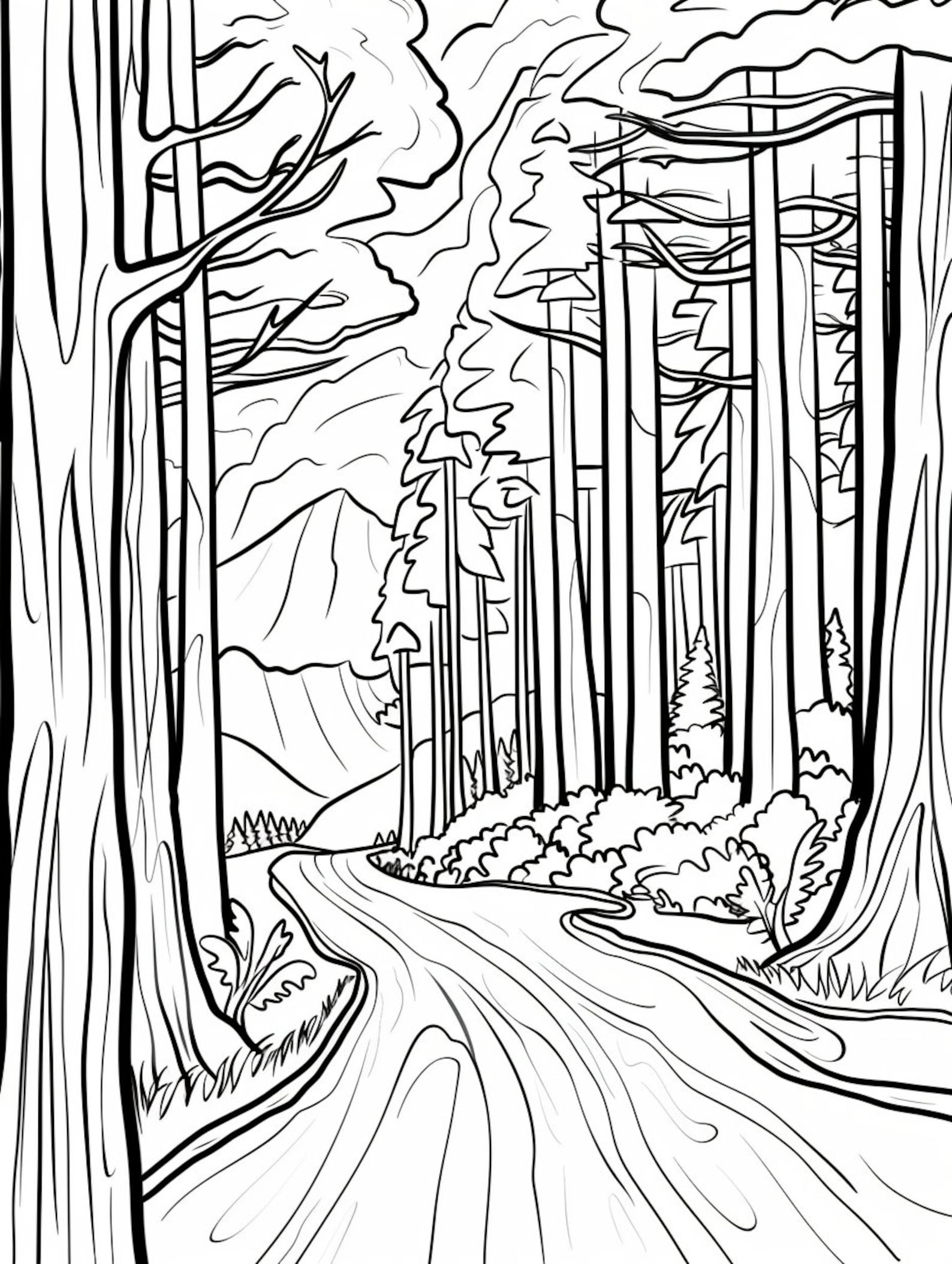 200 Pacific Northwest Coloring Pages: Printable, Digital Downloads ...