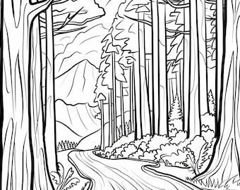 Animal Coloring Pages Pacific Northwest - Etsy