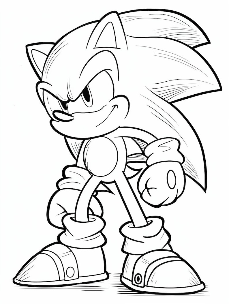 The Ultimate Sonic Coloring Adventure - 300+ Printable Digital Download ...