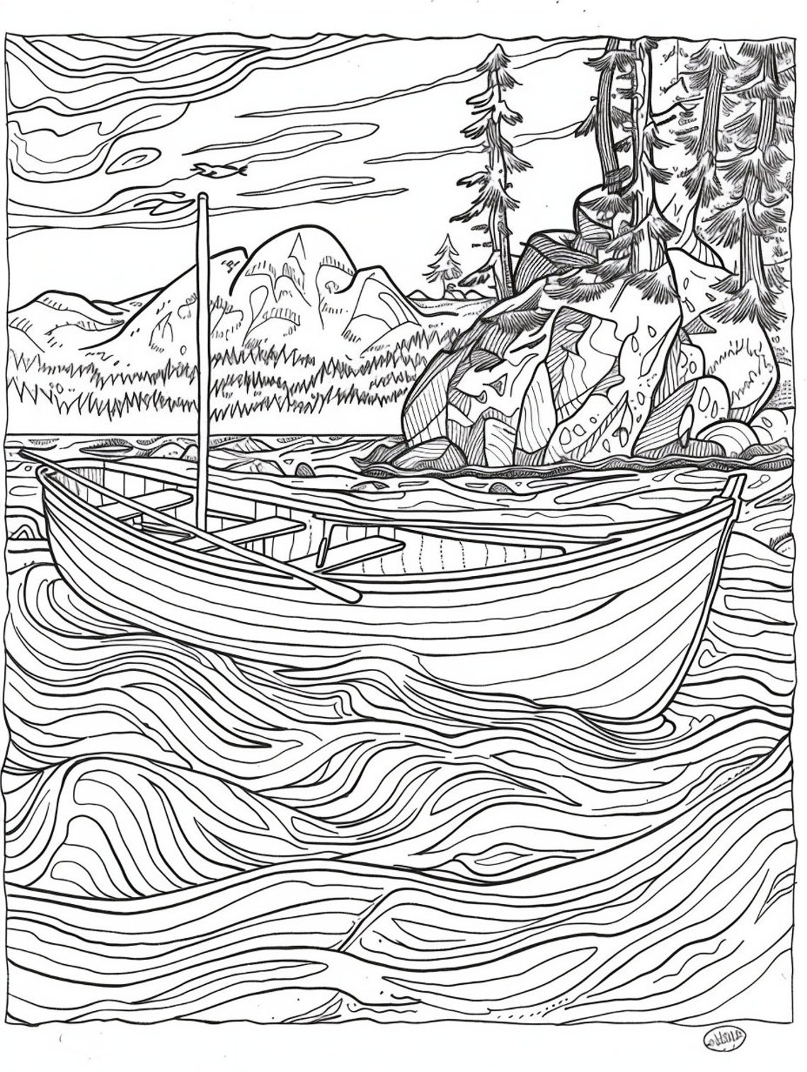 200 Pacific Northwest Coloring Pages: Printable, Digital Downloads ...