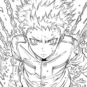 150+ Printable JUJUTSU KAISEN Coloring Pages - Digital Download - Etsy