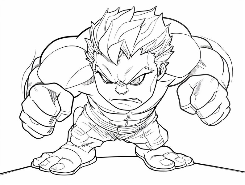 Nearly 300 Printable Marvel Chibi Coloring Pages - Digital Download - Etsy