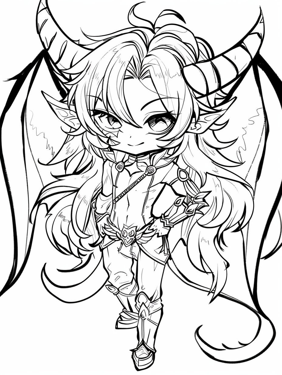 250 Adorable Anime Coloring Pages - Printable, Digital Download - Etsy