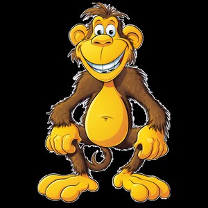 Monkey Clip Art Pack: 280 Unique Designs in Dozens of Different Styles ...