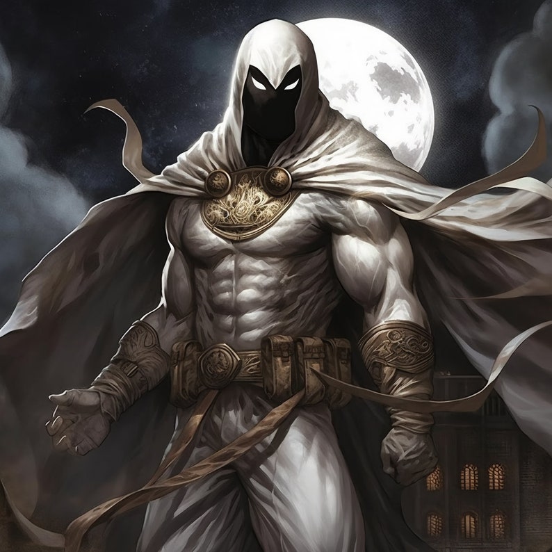 Printable Marvels: Moon Knight Artworks 40 Digital Downloads - Etsy