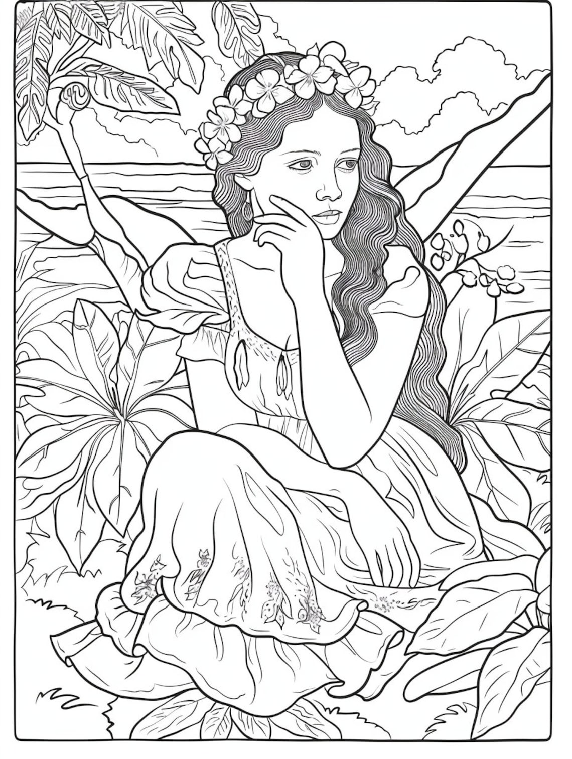 150 Vibrant South Pacific Coloring Pages: Printable & Digital Downloads ...
