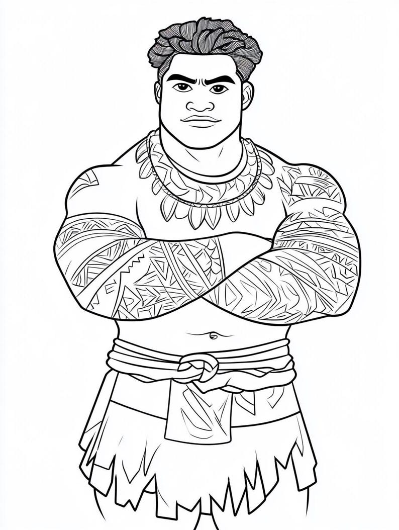 Samoan Art Coloring Pages for Kids - Over 100 Unique Pages of ...
