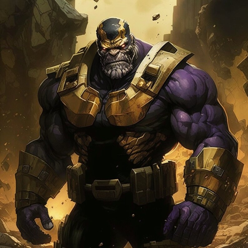 Snap up These 16 Original Thanos Digital Artworks - Etsy
