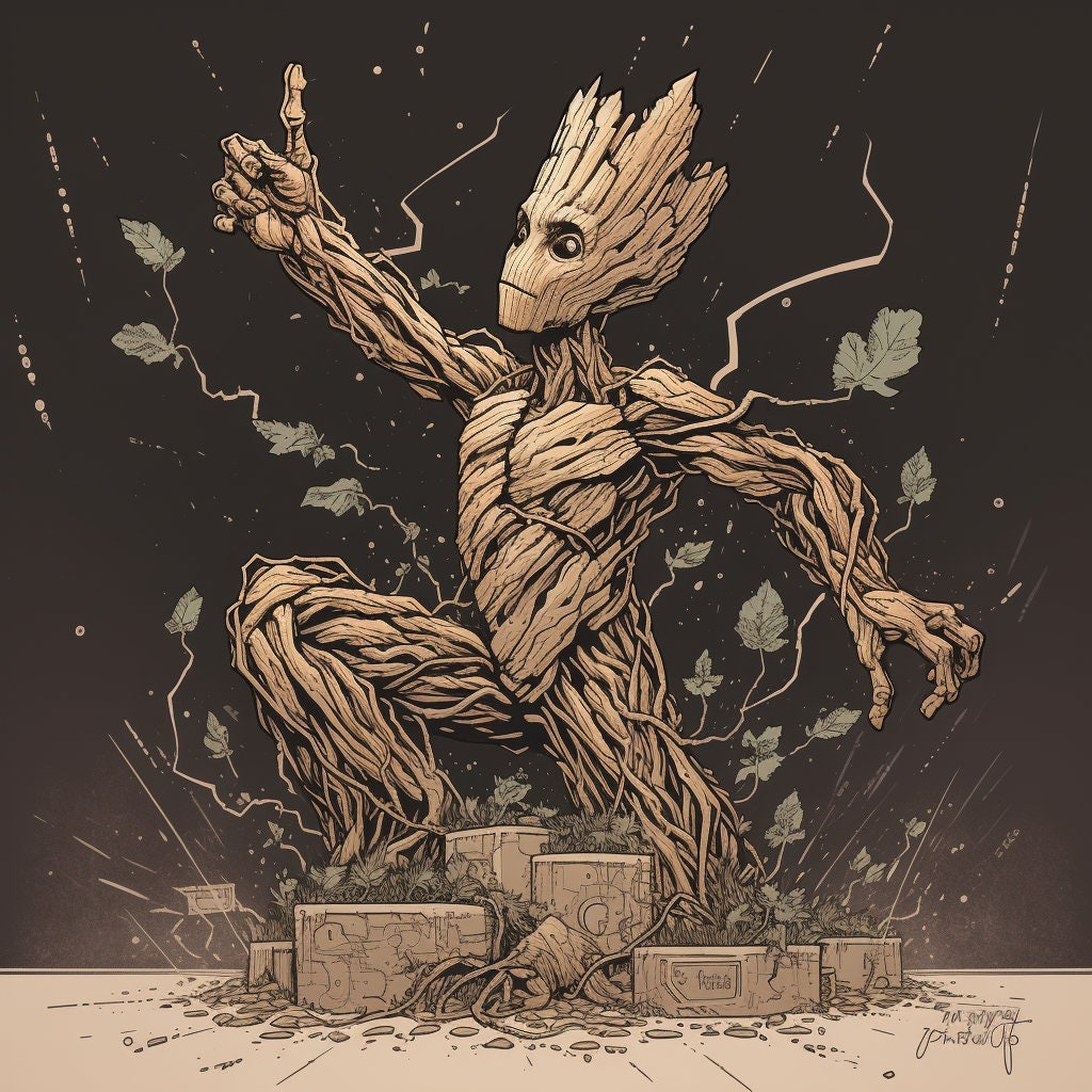 26 Printable Groot Pictures for Digital Download. Original Art - Etsy