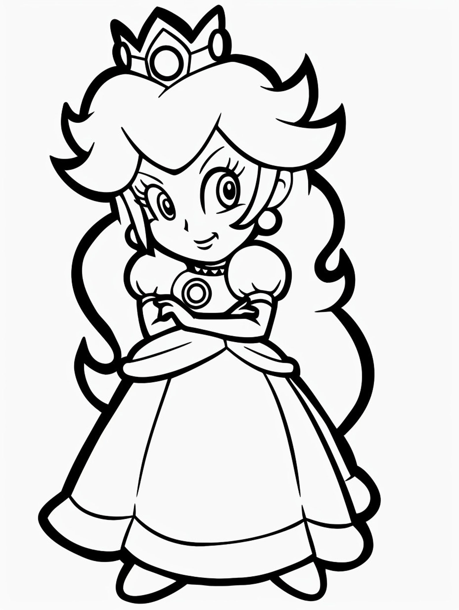 Embrace Peachy Cuteness! Over 150 Chibi Princess Peach Coloring Pages ...