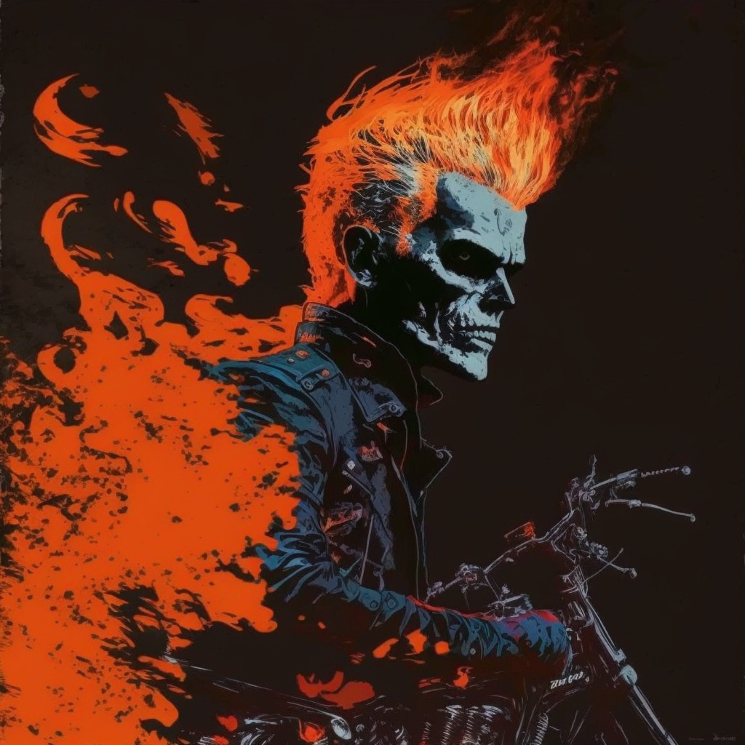 25 Unique Ghost Rider JPG for Digital Download , Marvel , Original Art ...