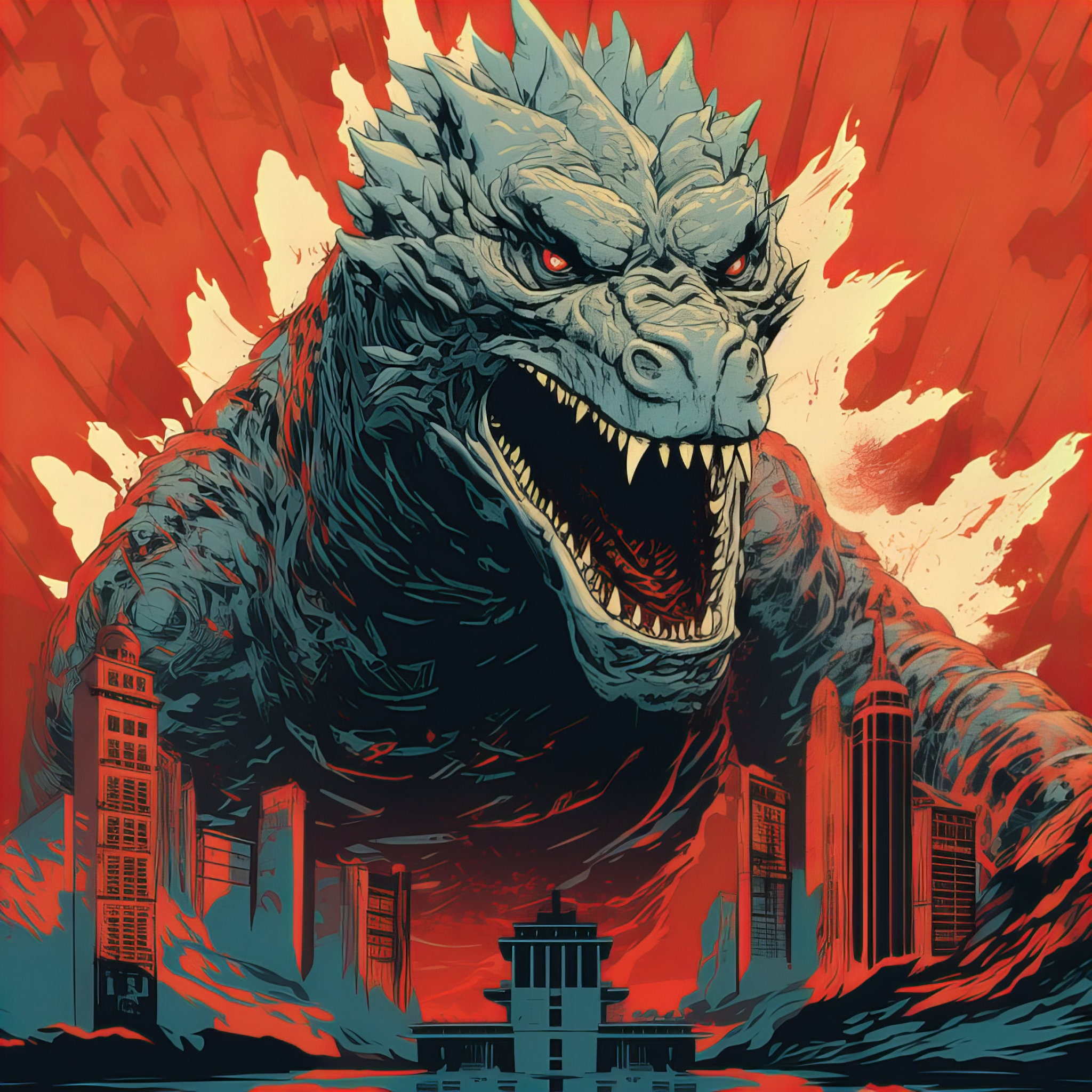 Explore the Mighty World of Godzilla: 290 Unique and Original Digital ...