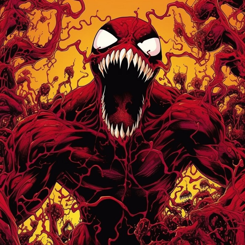 Printable Art Marvel's Carnage: 72 Artworks for Digital Download by ...