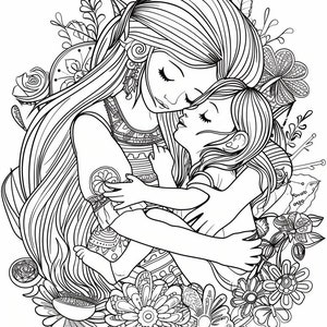 Celebrate Mom! 150+ Printable Mother's Day Coloring Pages - Instant ...